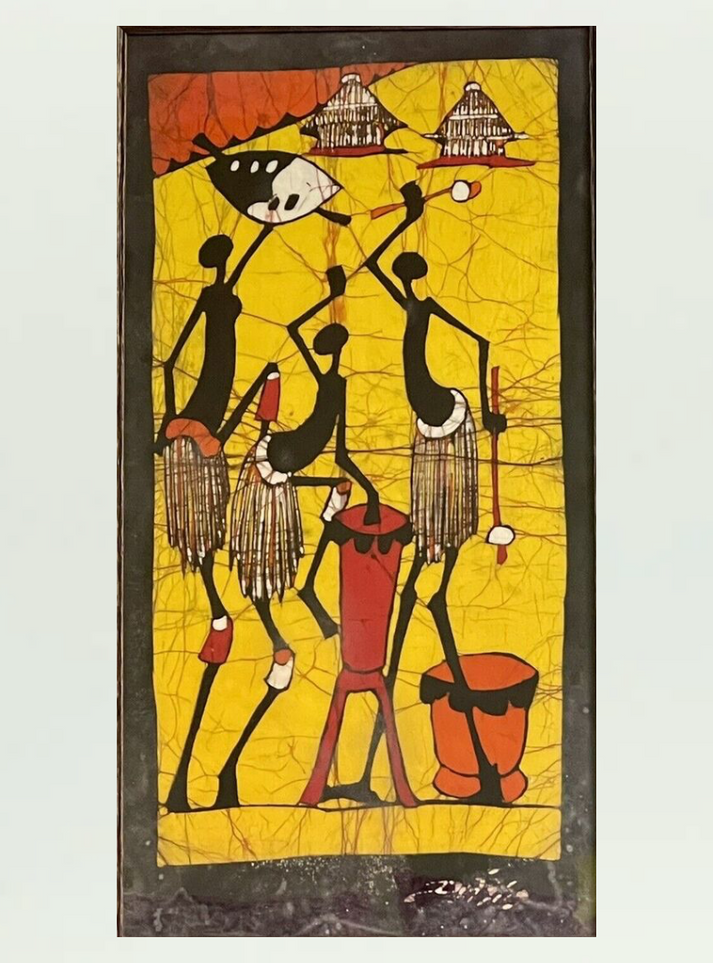 African Wax Painting – African Trading Port