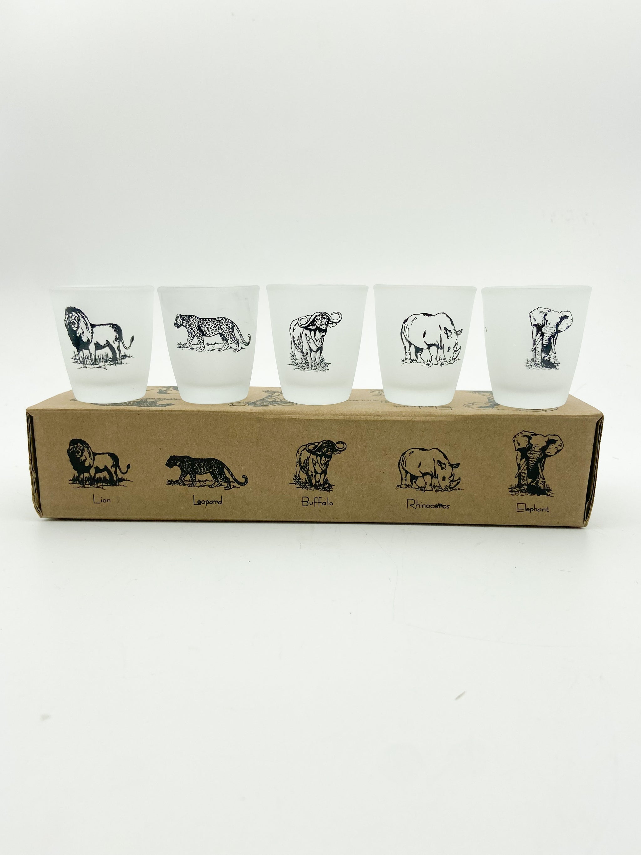 Big 5 Shot Glasses – African Trading Port